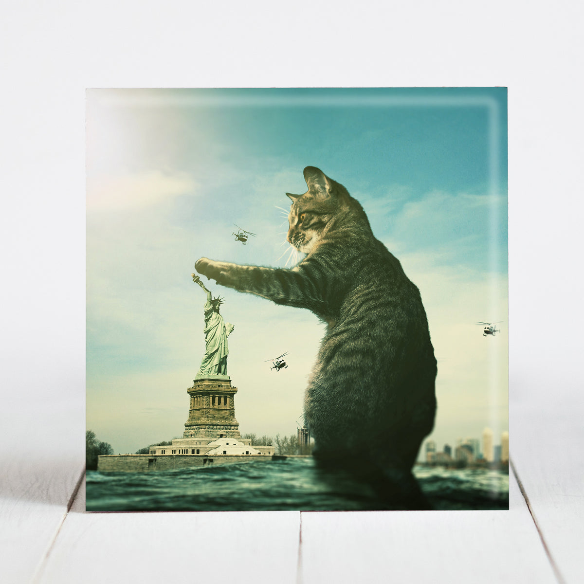 Statue of Liberty with Cat – Atlantic coasters