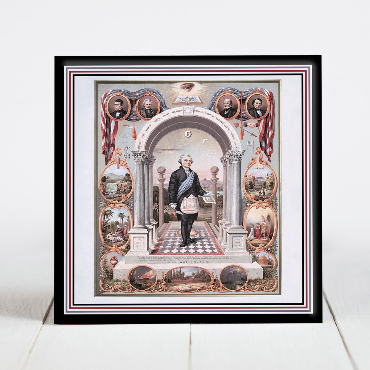 George Washington as a Mason – Atlantic coasters